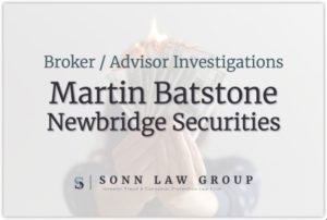 Martin Batstone, Formerly of Newbridge Securities, Barred by FINRA ...
