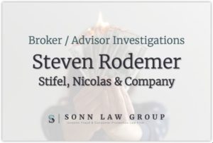 Steven Rodemer, Formerly of Stifel, Nicolaus & Company, Fined by SEC ...