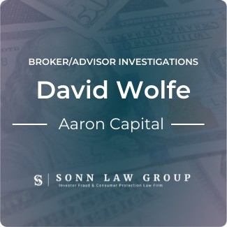 David Sanford Wolfe, Broker with Aaron Capital, Named in Customer ...