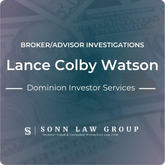 Lance Colby Watson, Broker with Dominion Investor Services, Named in ...