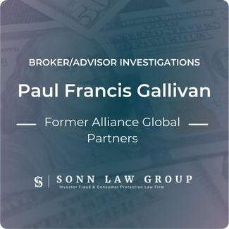 Paul Francis Gallivan, Formerly of Alliance Global Partners, Charged by ...