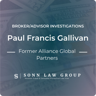 Paul Francis Gallivan, Formerly of Alliance Global Partners, Charged by ...
